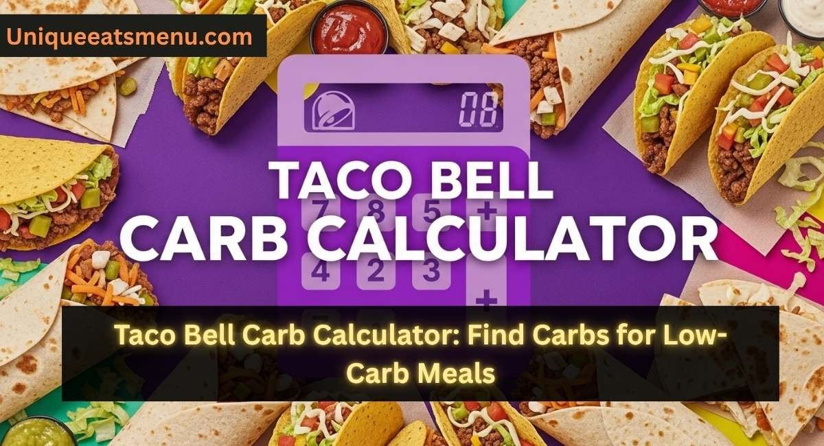 Taco Bell Carb Calculator: Find Carbs for Low-Carb Meals
